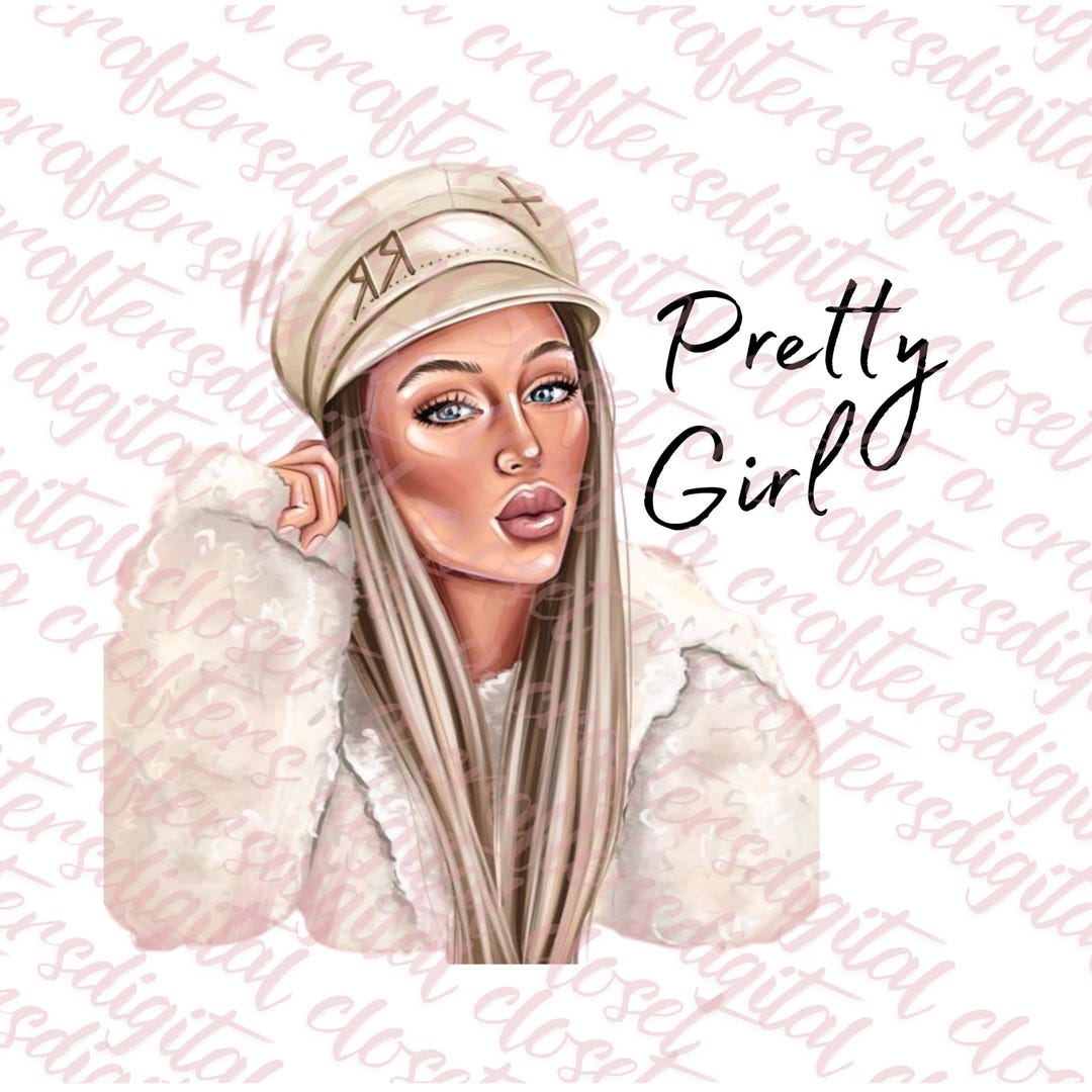 Pretty Girl PNG - Etsy