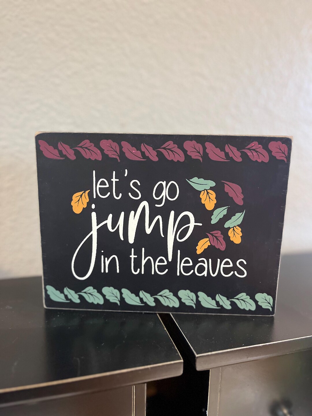 Let's Jump in the Leaves - Etsy