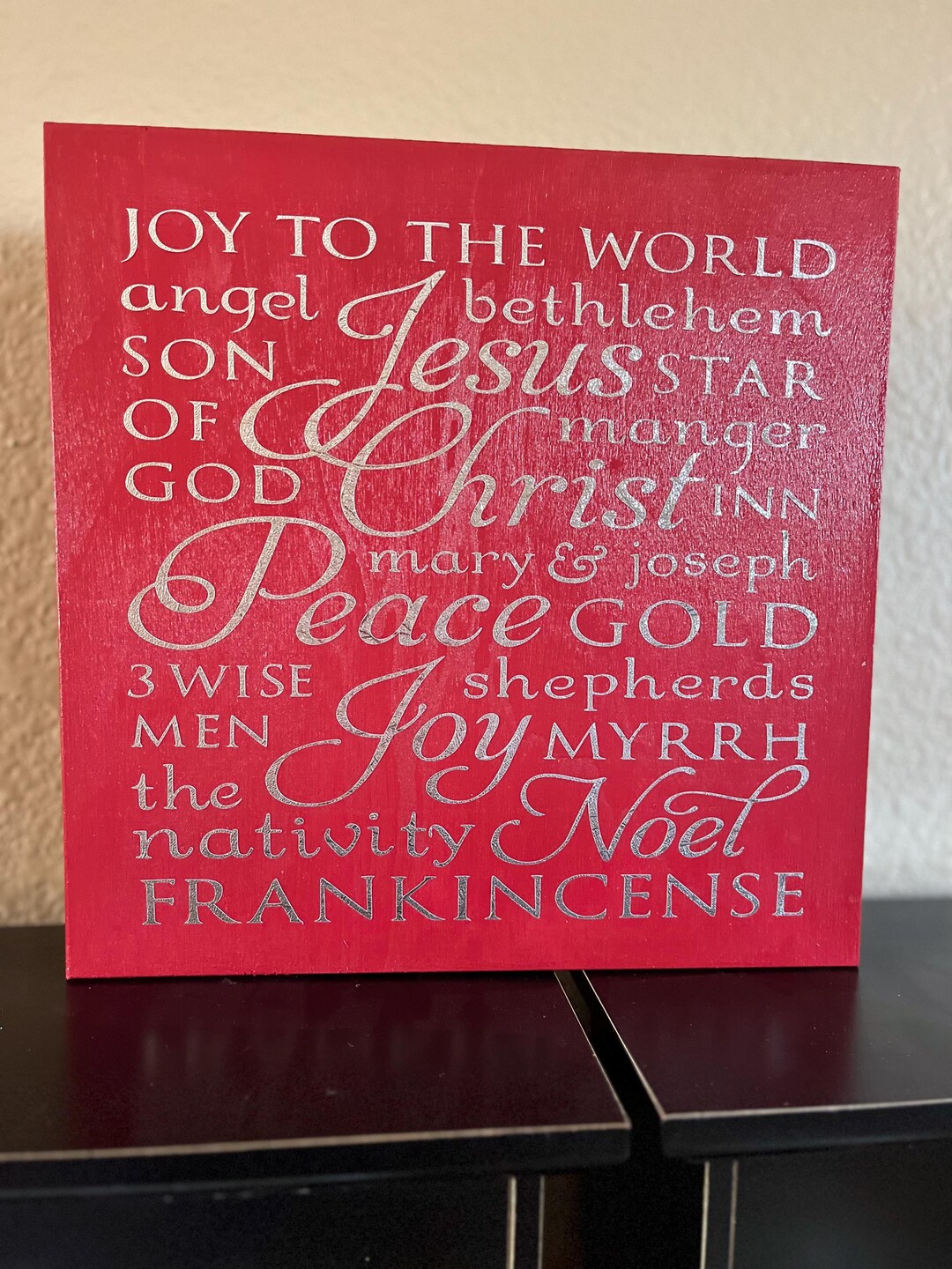Christmas Subway Sign - Etsy