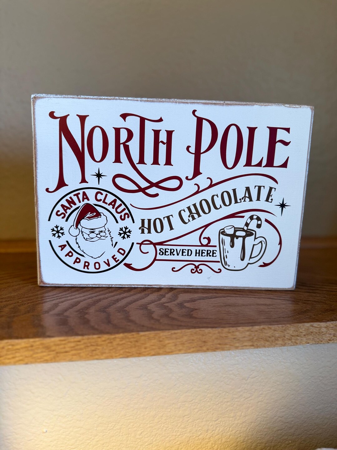 North Pole Holiday Sign - Etsy