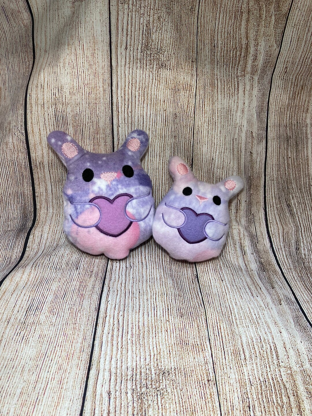 Bunny Love Toy You Choose Size Plushie Squeaker Optional - Etsy