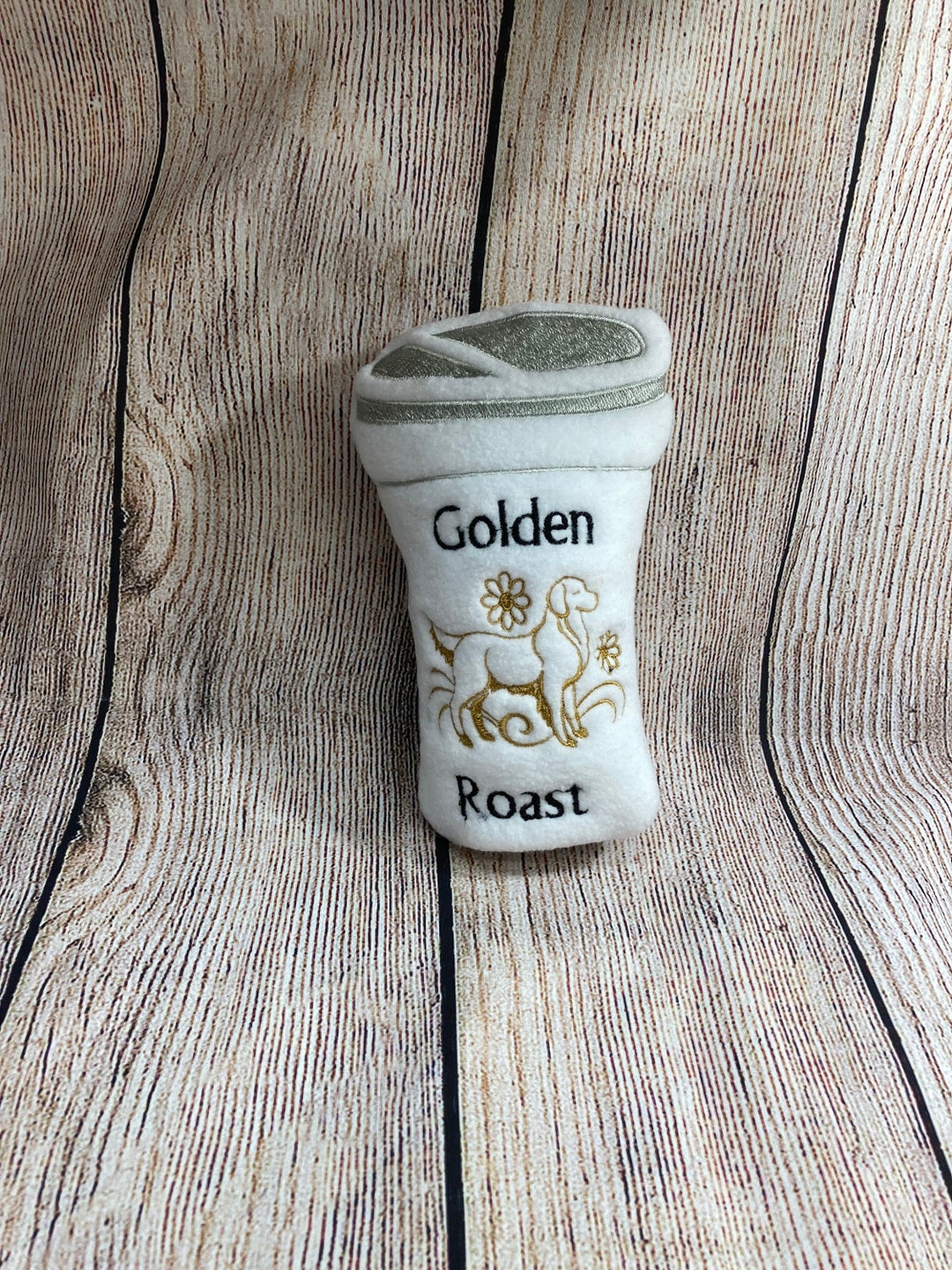 Light Golden Roast Custom Coffee Cup Dog Toy You Choose Size, Plushie ...