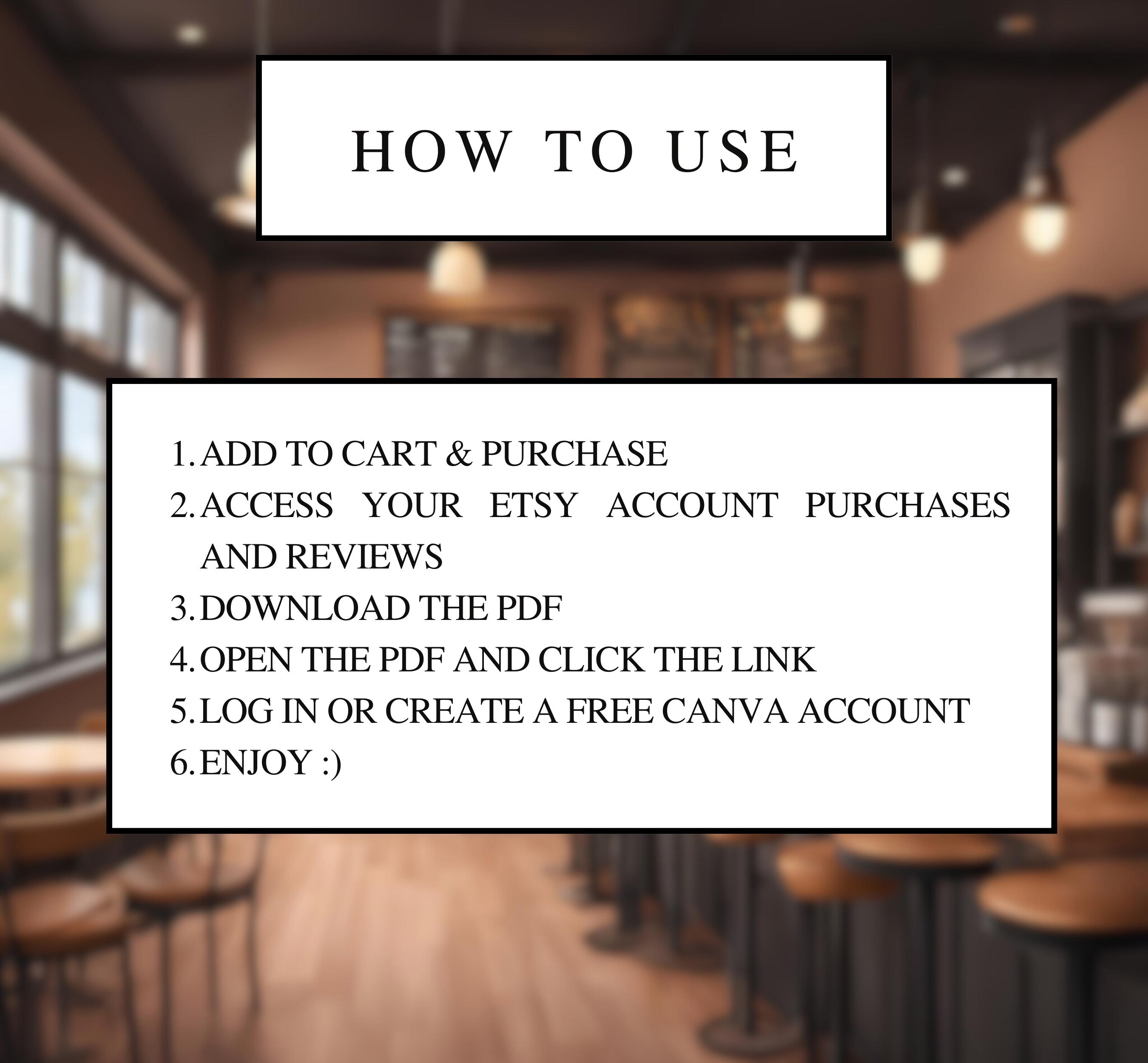 8 Simple Coffee Recipe Cards, PDF Coffee Recipe Cards, PNG Printable ...