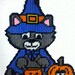 Halloween Cute Cat Door or Wall Hanger - Etsy