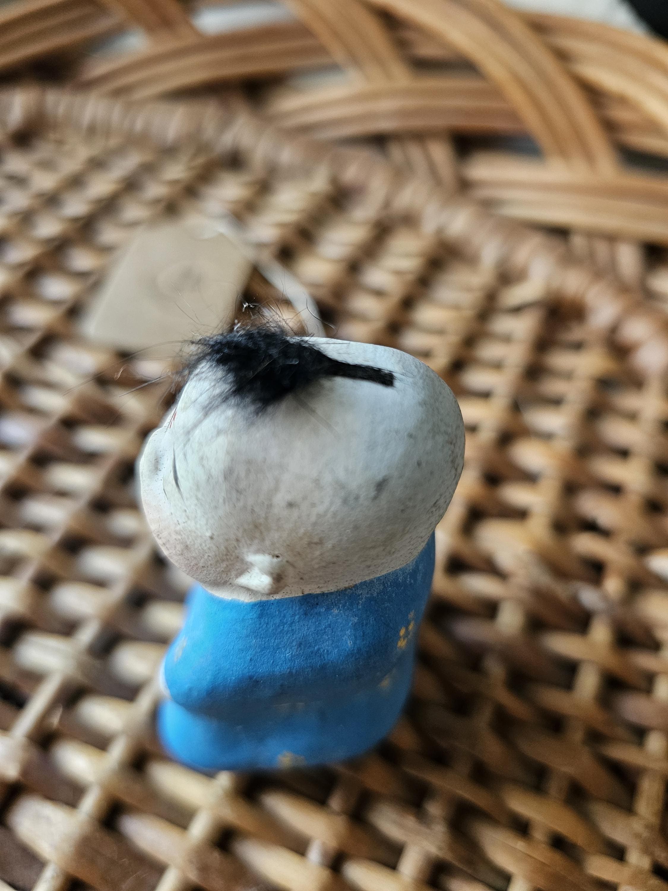 Vintage Handmade Tianjin Clay Doll - Etsy