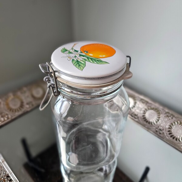 Orange Canister Set - Etsy