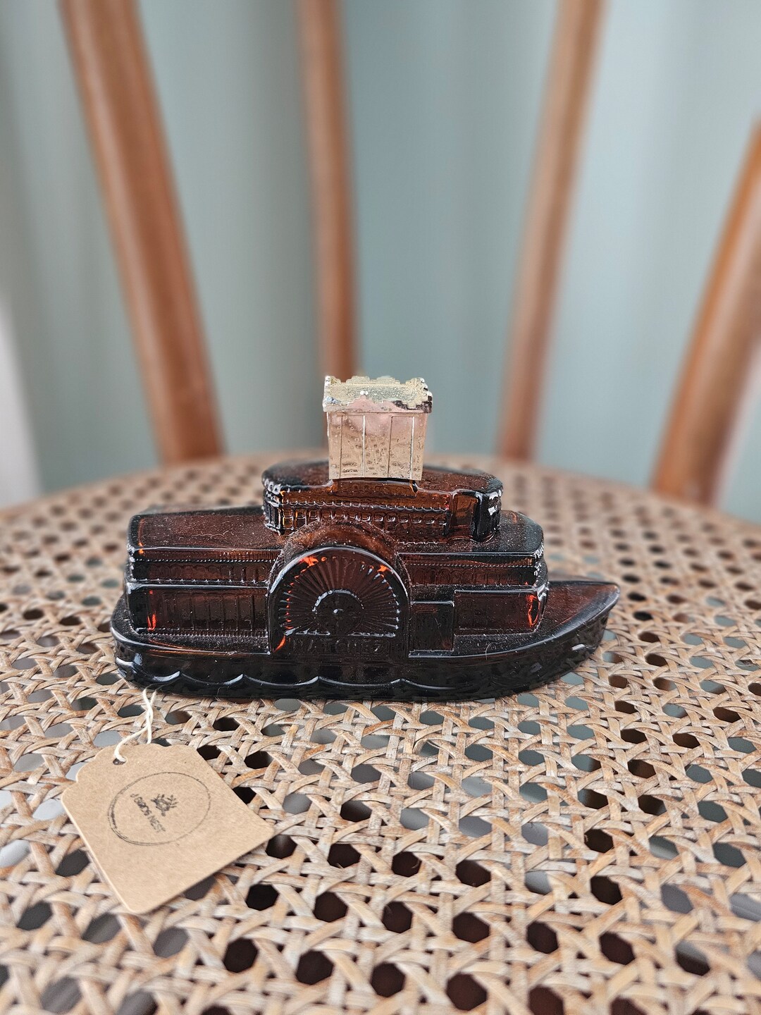 Vintage Avon 70's Side Wheeler Riverboat Natchez Decanter Collectible ...