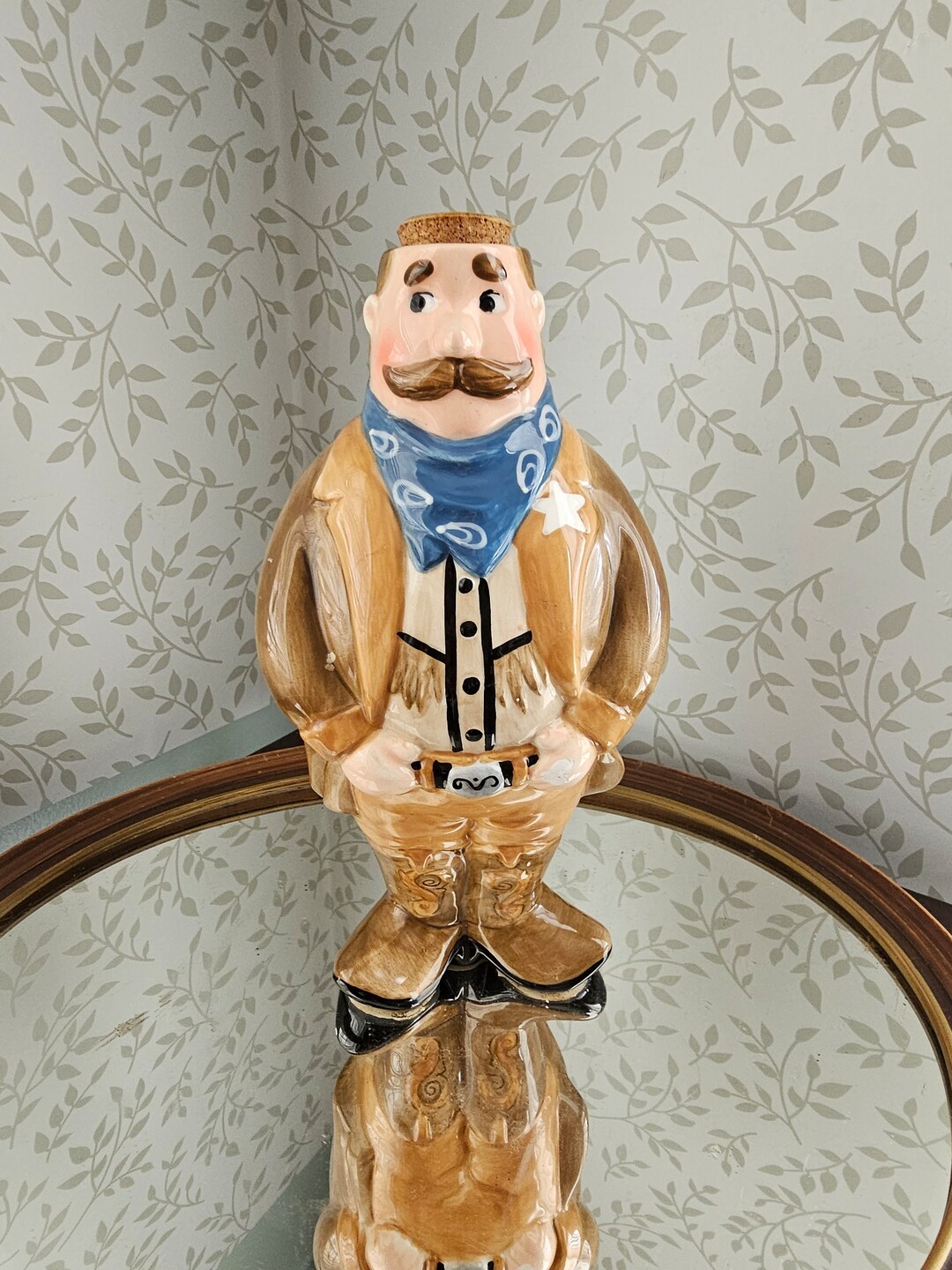 Vintage Cowboy Man Decanter - Etsy
