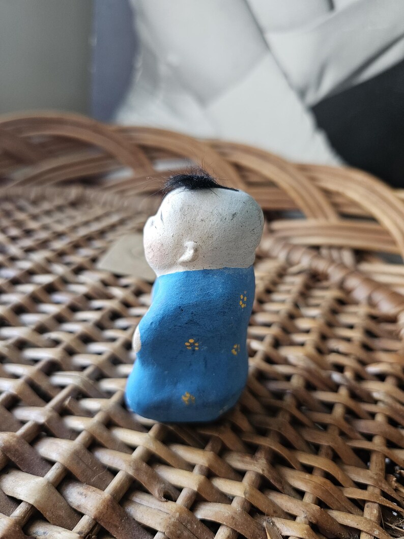 Vintage Handmade Tianjin Clay Doll - Etsy