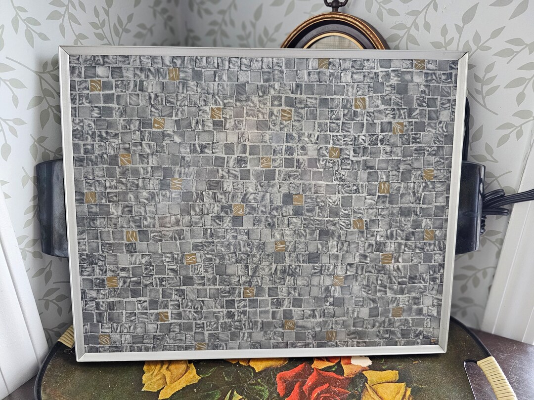 Vintage Thermo Tray by Cornwell Corp Large Warming Tray Gray/ Silver ...