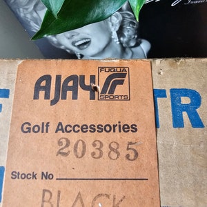 Vintage AJAY Golf Bag Travel Luggage Cover Black Vinyl Large - Etsy