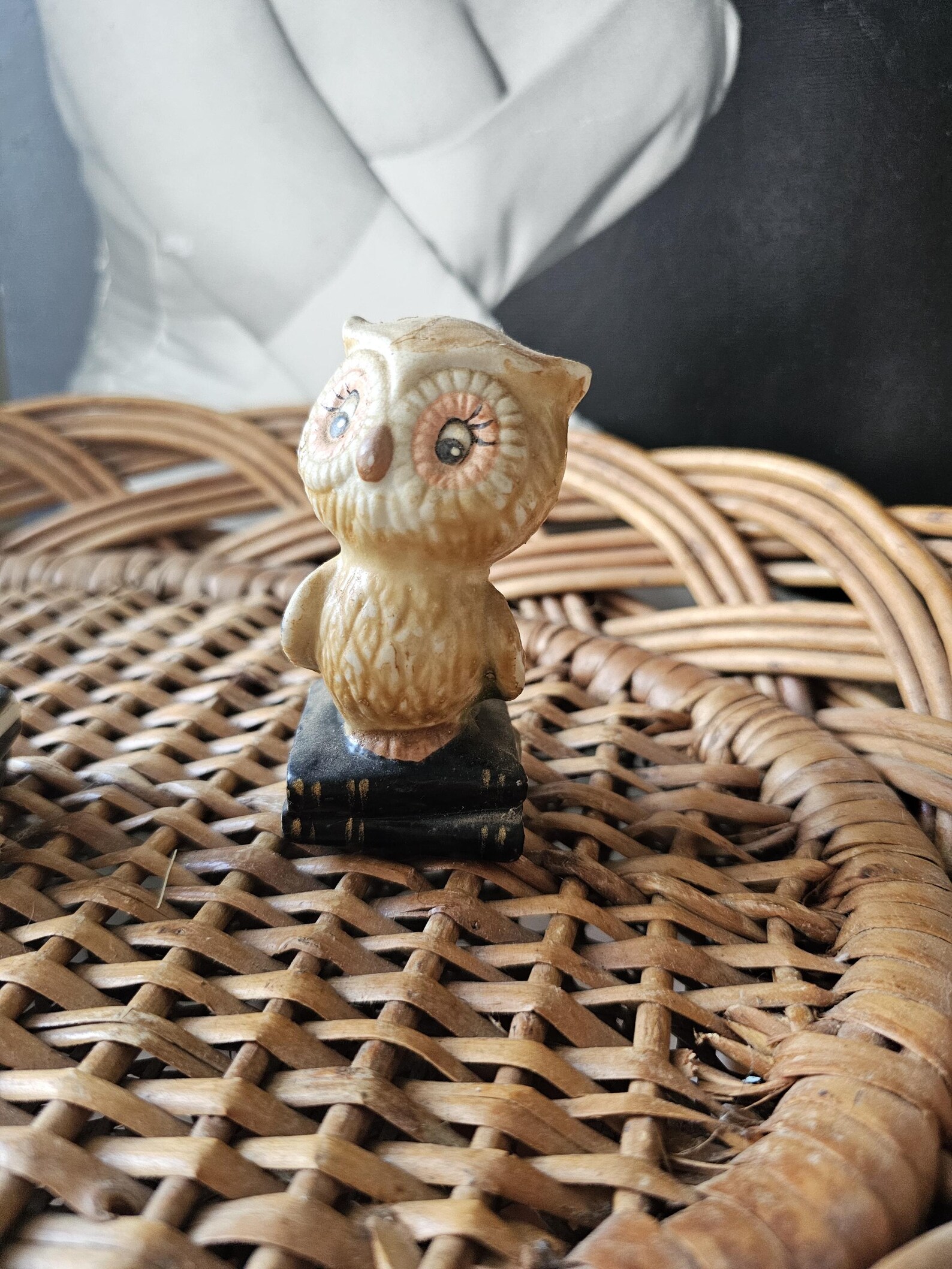 Vintage Enesco Weather Owl Figurine - Etsy