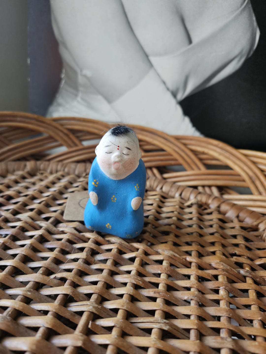 Vintage Handmade Tianjin Clay Doll - Etsy