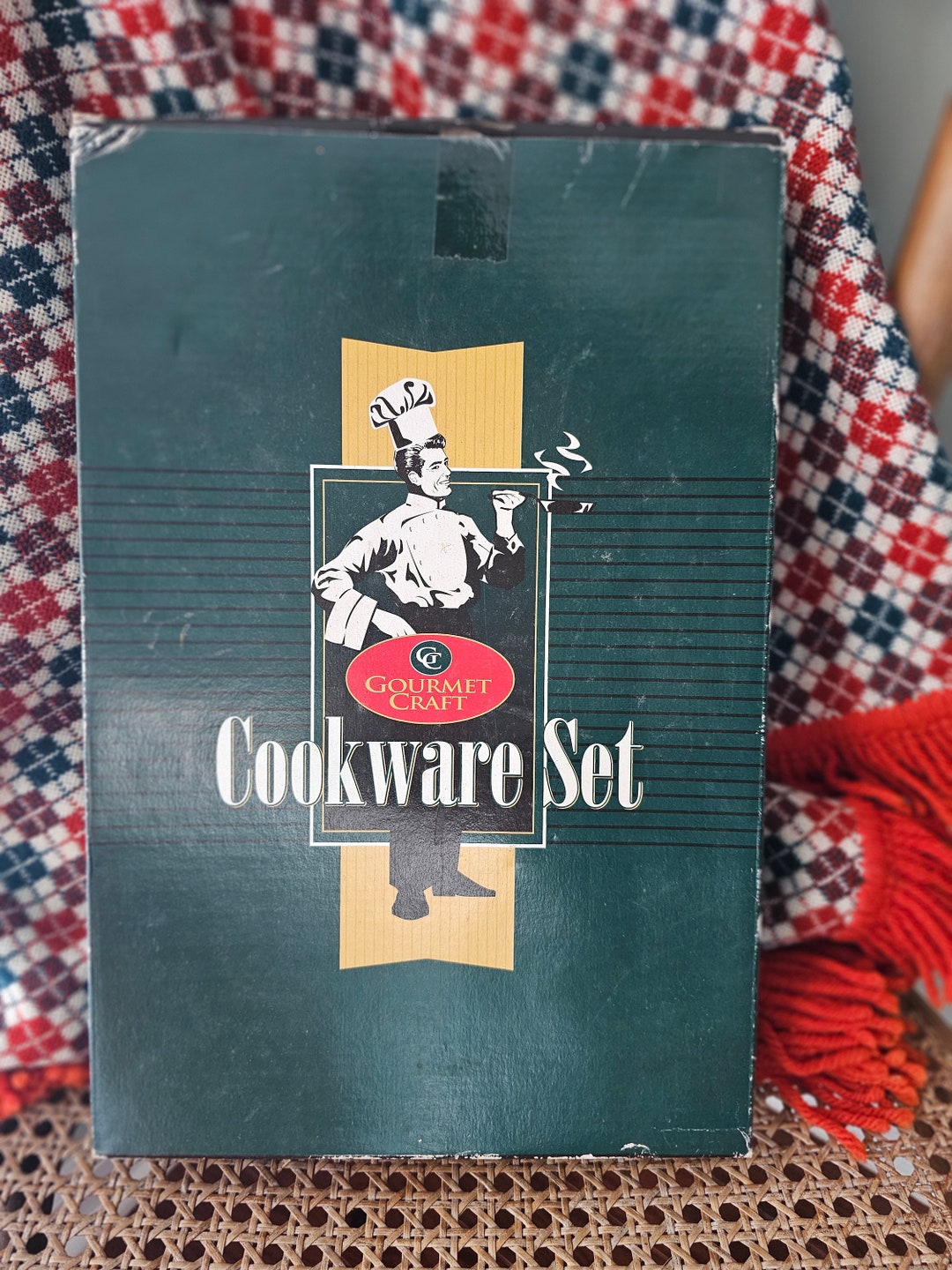 Vintage Green Xylan Pans Set in Original Box - Etsy