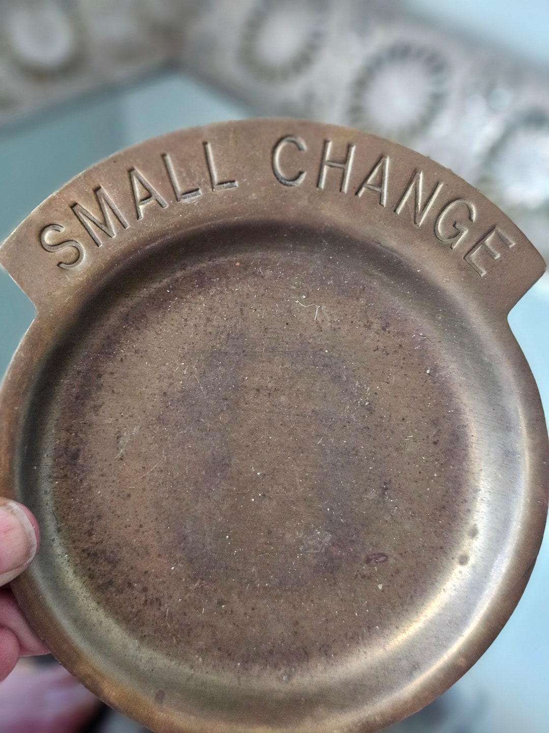 Small Change Brass Catch All - Etsy