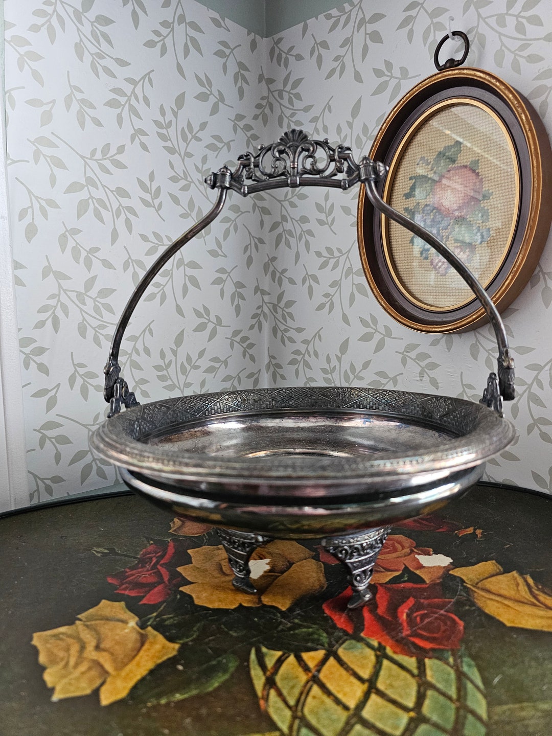 Antique E G Webster & Bro NY Quadruple Plate Hard White Metal - Etsy