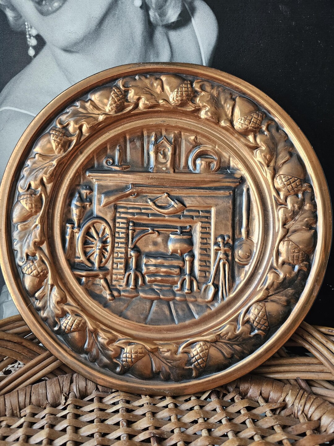 Vintage Copper Peerage Plate - Etsy