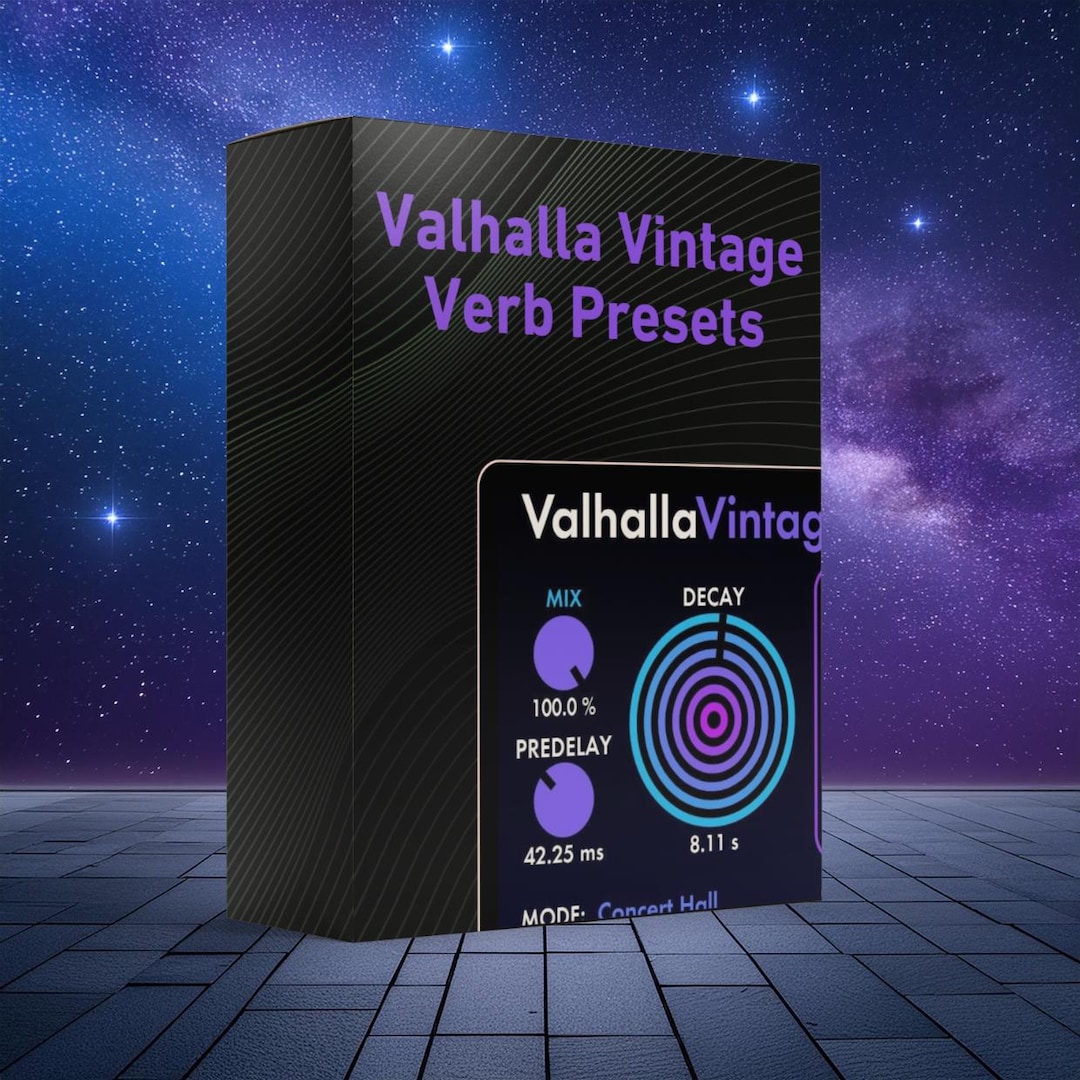Valhalla Vintageverb Presets Pack 50 Pro Reverbs for Stunning Mixes - Etsy