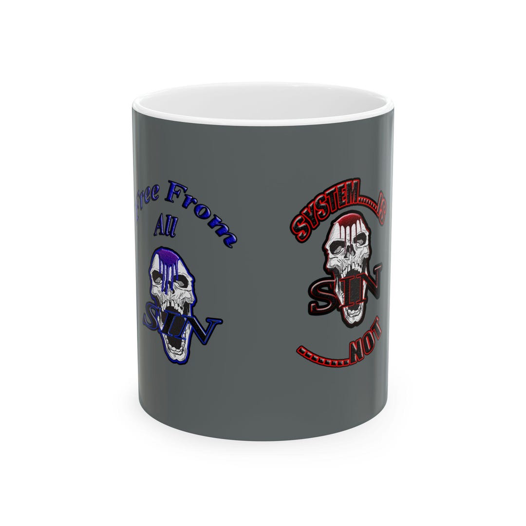 Sin-less Mug, (11oz, 15oz) " - Etsy