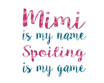 Mom kids name svg | Etsy