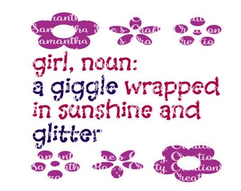 Girl Noun | Etsy