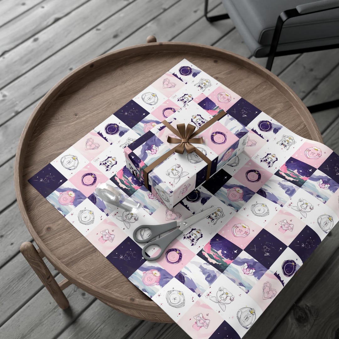 Wrapping Papers, Sailor Moon Pattern, Gift Wrap, Vibrant Colors, Whimsical, Holiday Gift Wrap ...