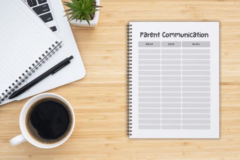 2025-2026 Black and White Teacher Planner: Elegant Academic Organizer ...