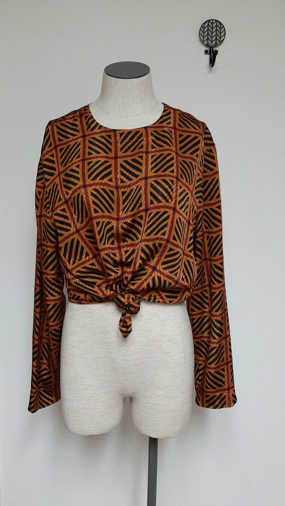 vintage maroon boxy 90s - Gem