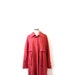 Vintage 80s Salmon Pink Princess Terry Cloth Duster Coat Women L-xl ...