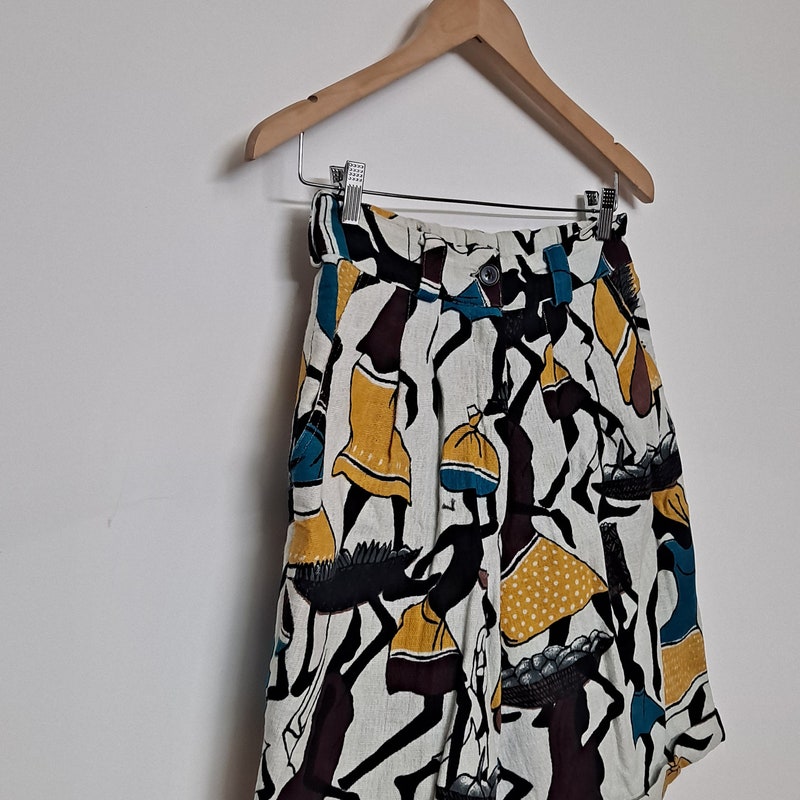 African Print Shorts - Etsy