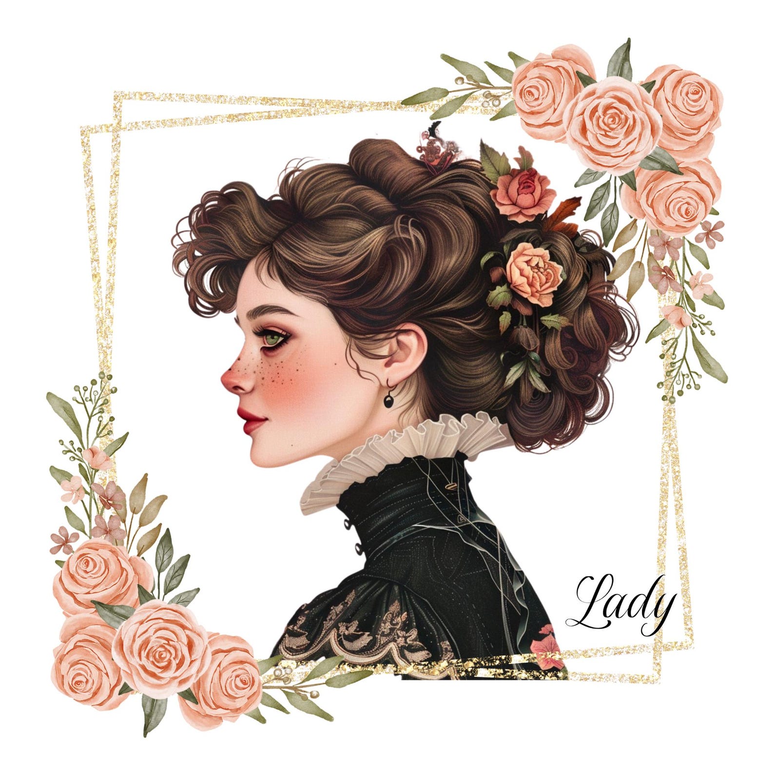 Victorian Lady PNG Victorian Era Clipart High Quality Png Elegant Lady ...