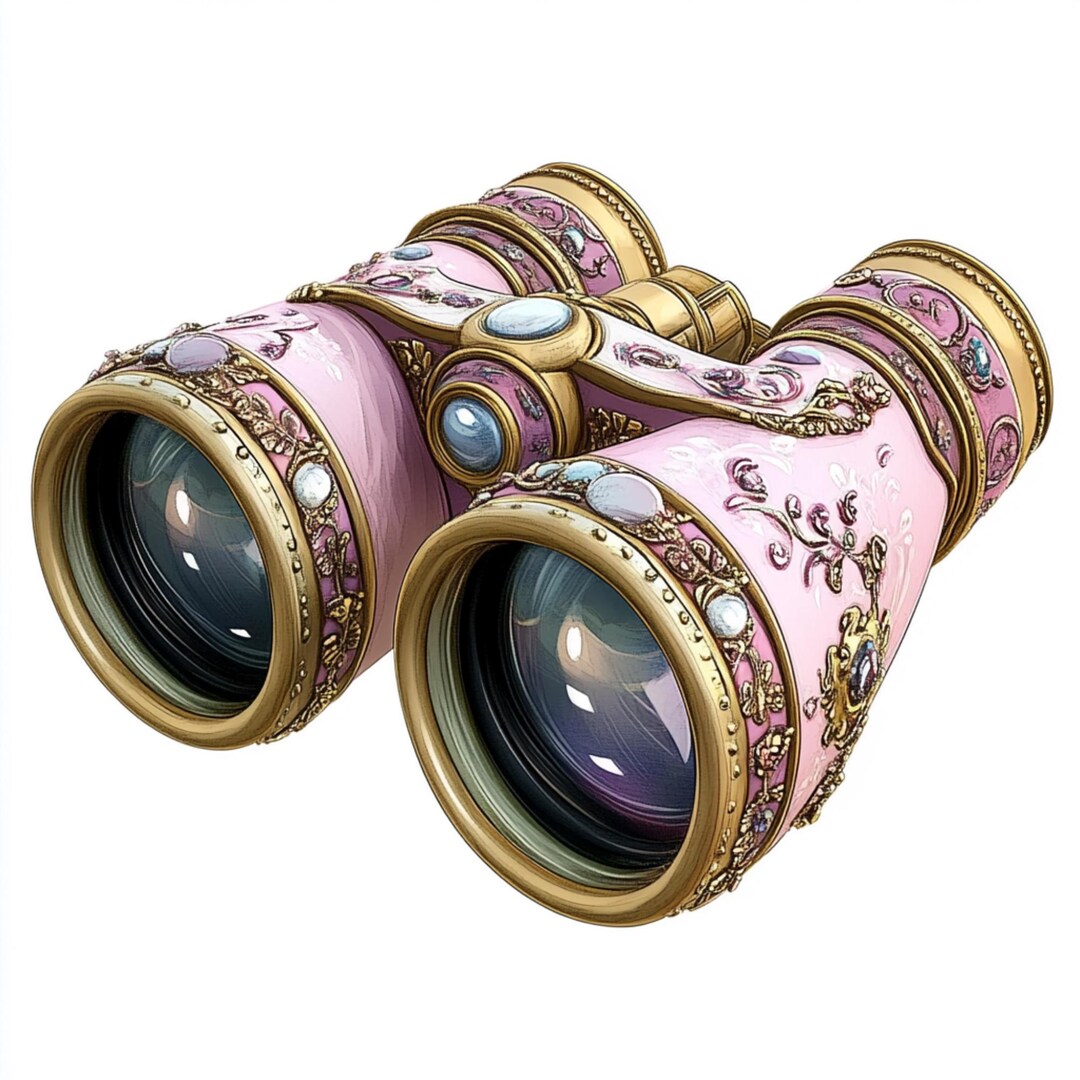 Feminine Pink Binoculars PNG Clipart High Quality Binoculars High ...