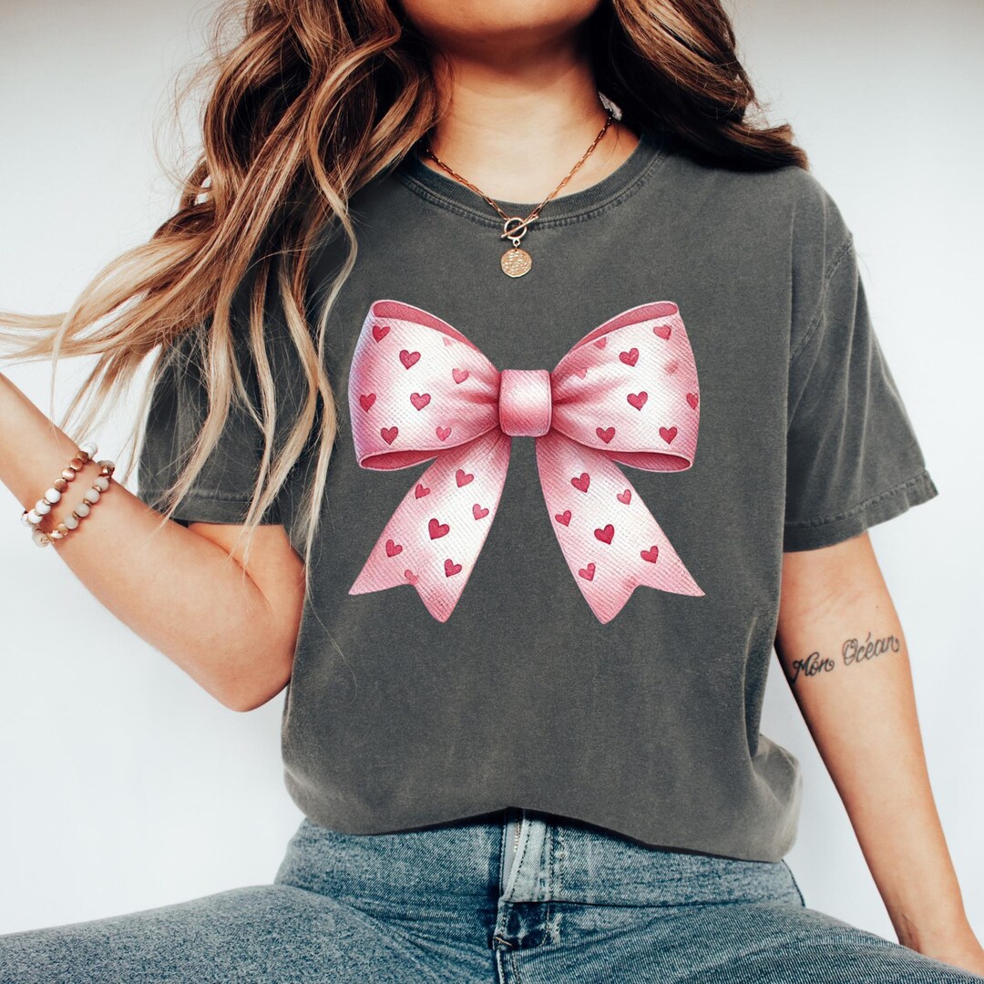 Pink Valentine Coquette Heart PNG Heart Love Png Watercolor Valentine ...