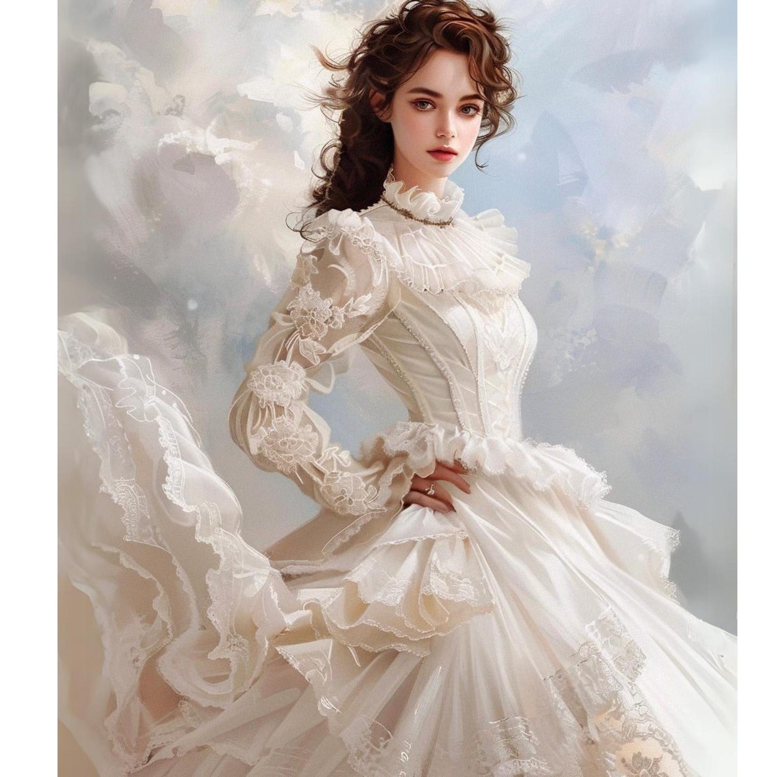 Victorian Lady PNG Victorian Era Clipart High Quality Png Elegant Lady ...