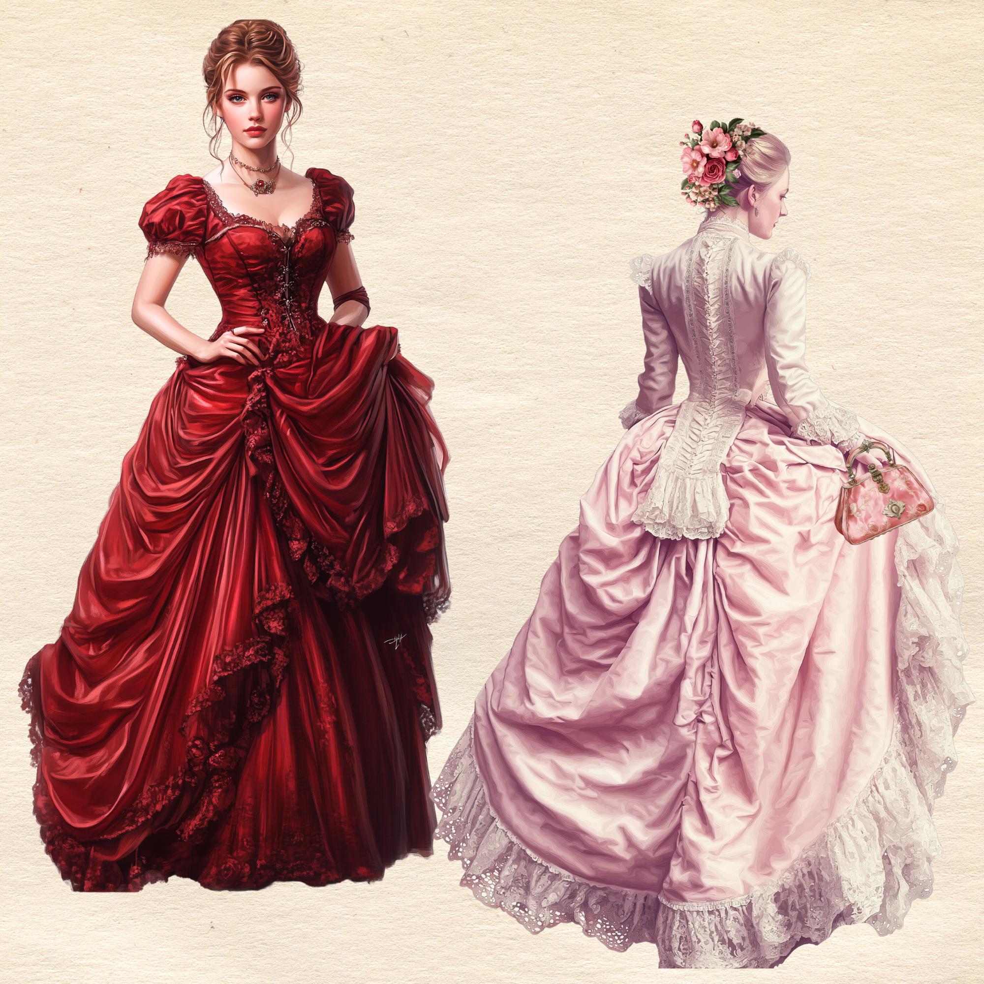 Victorian Lady PNG 16 Victorian Era Clipart High Quality Png Elegant ...