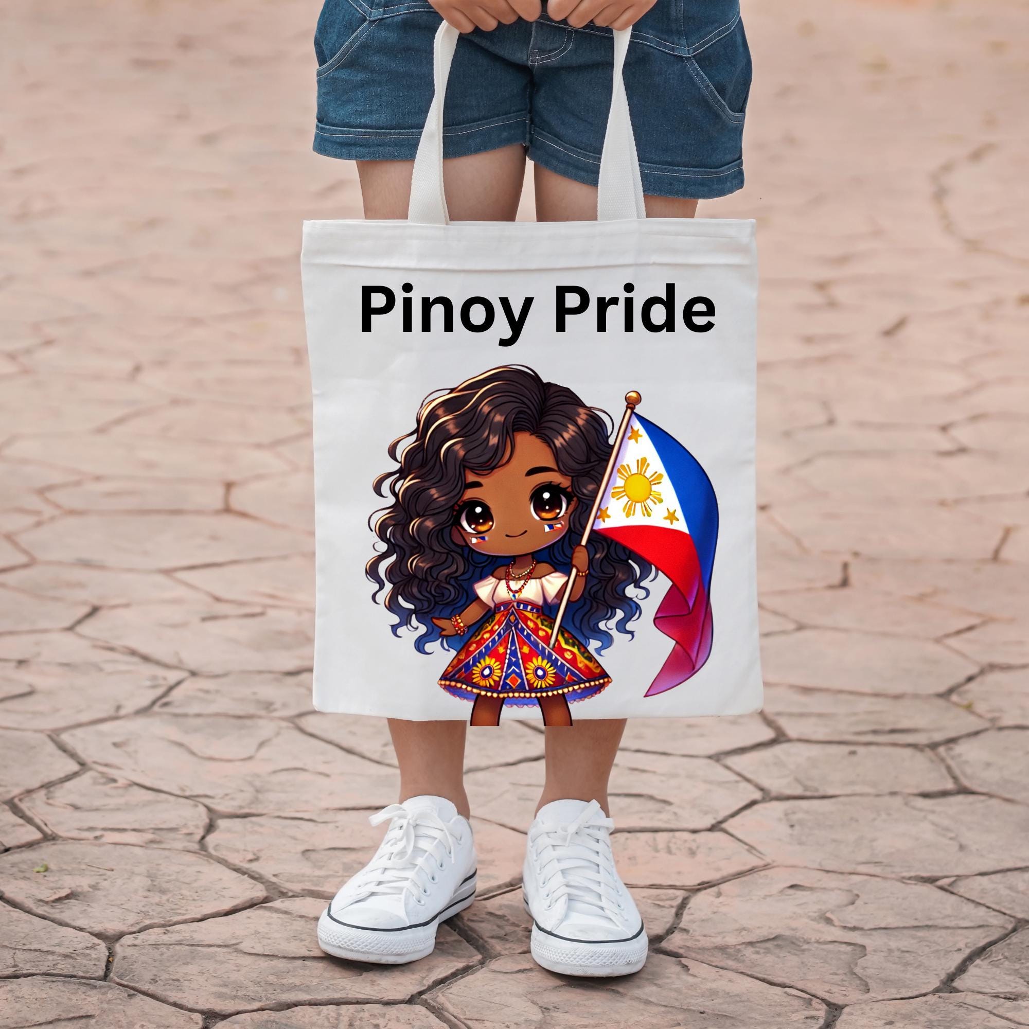 4 Cute Black Phillippina Kawaii Girls PNG Sublimation Printable ...