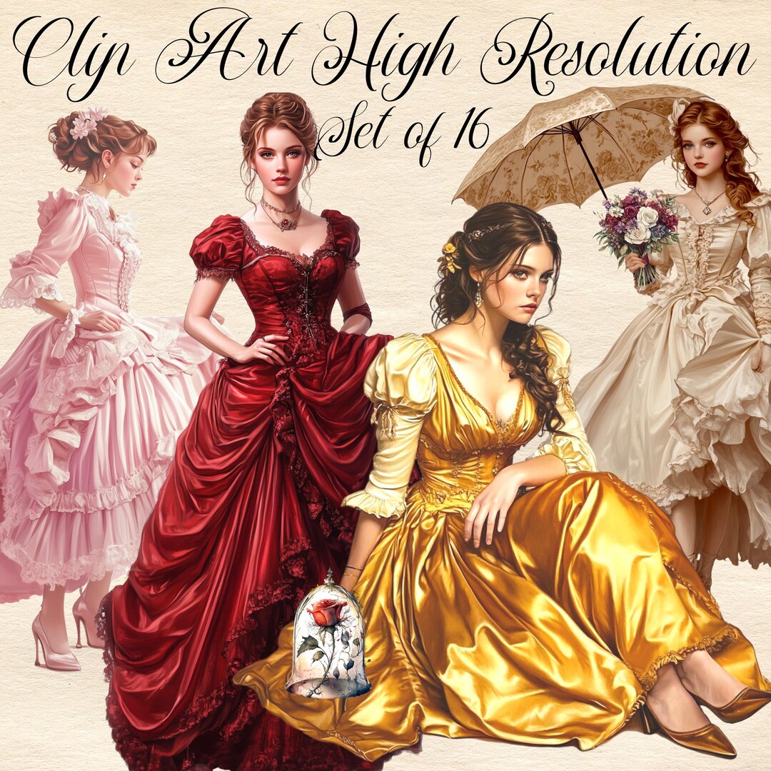 Victorian Lady PNG 16 Victorian Era Clipart High Quality Png Elegant ...