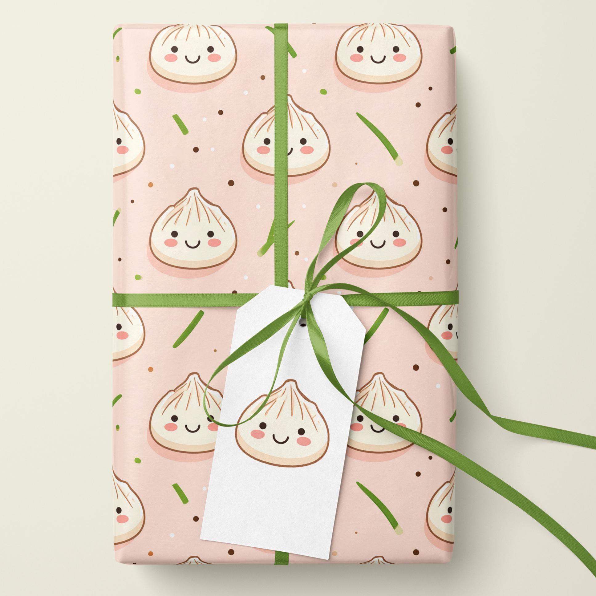 Little Dumpling Baby Shower Wrapping Paper for Girl Gift - Etsy