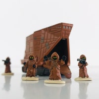 Jawa Fan (jabba's Palace) - 3D Printed Model Kit- Vintage-style Star ...