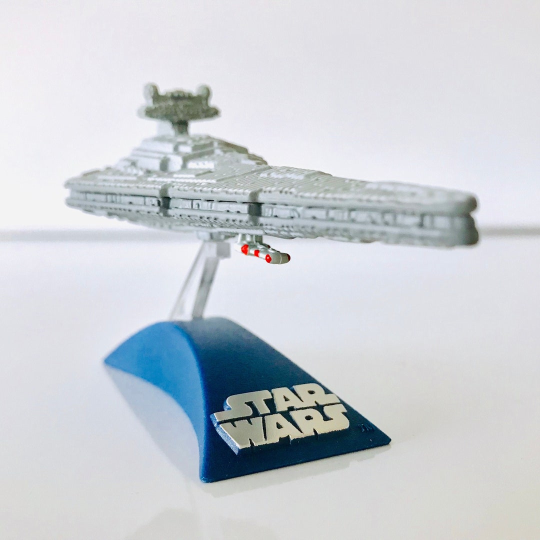 1997 Star Wars Star Destroyer Die Cast Metal Ship With Tractor Beam ...