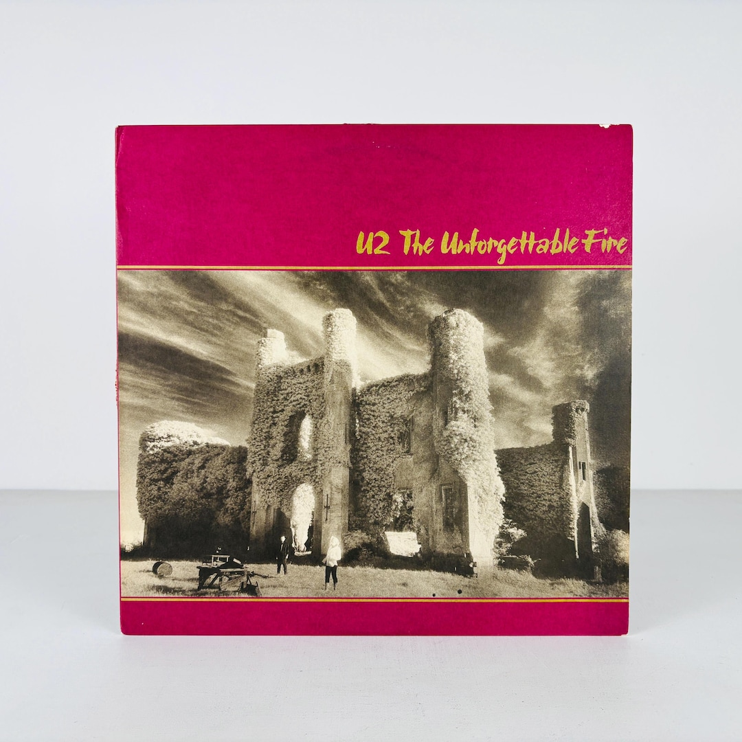 1984 U2 the Unforgettable Fire Vinyl Record Produced by Brian Eno ...