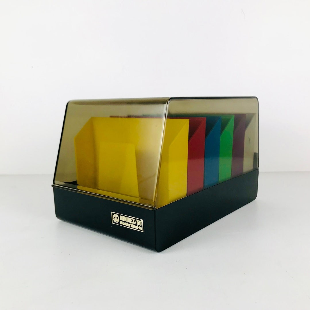 Vintage 1980s SRW Minidex Computer Floppy Disk / Media Storage ...