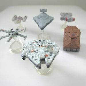 Miniature Star Wars Ships Micro Machines Toys, X-wing Fighter, Tie ...