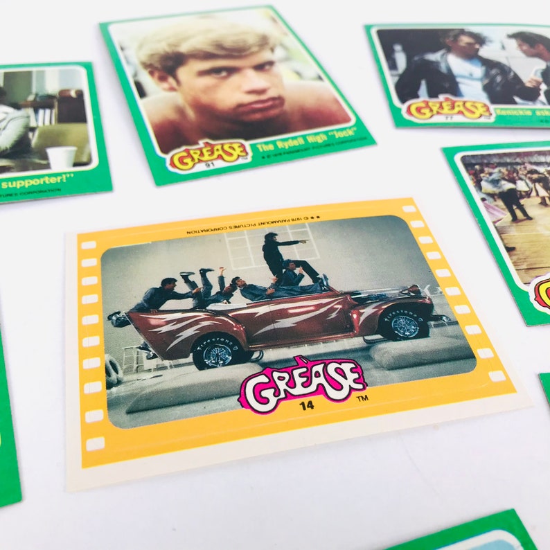 1978 Grease Movie Trading Cards / Wax Packs Vintage Grease - Etsy