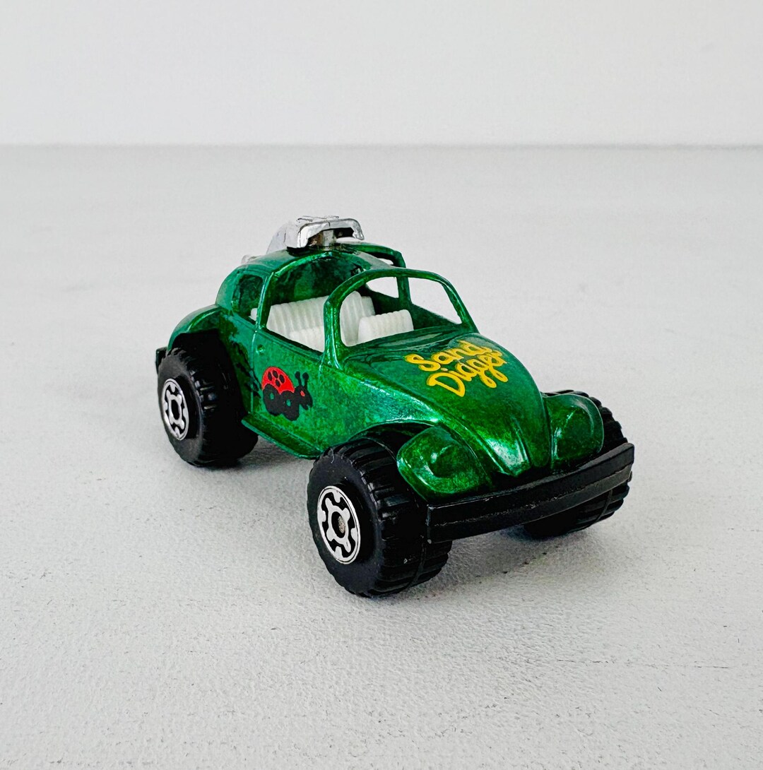 Matchbox Sand Digger Green Dune Buggy, 1/64 Scale 1980s Die Cast Metal ...