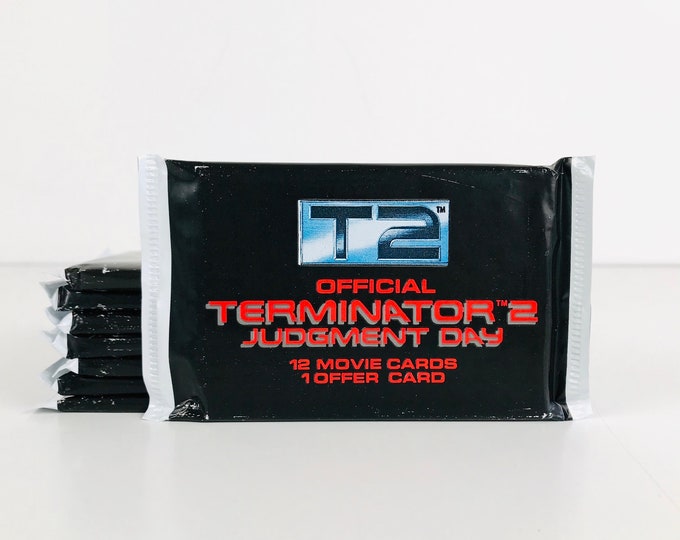 1991 Terminator 2 Judgment Day Trading Cards Unopened Packs, 1990s ...