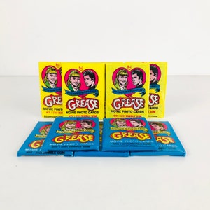 1978 Grease Movie Trading Cards / Wax Packs Vintage Grease - Etsy