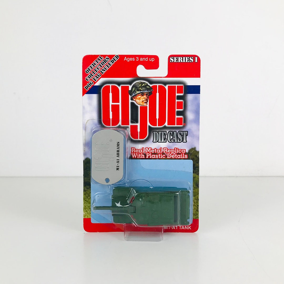 GI Joe Miniature Die Cast Metal Replica M1-A1 Military Tank Vehicle ...
