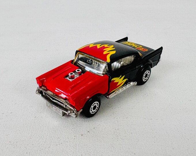 Vintage Matchbox 57 Chevy Hot Rod Muscle Car With Pop up Hood, 1980s ...