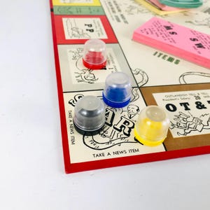 Vintage Stock Market Board Game, 1950s Gunn Educational Monopoly-like ...